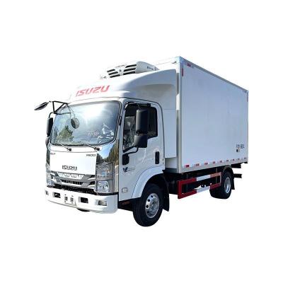 China Refrigerator Trucks Isuzu M100 Refrigerated Truck Freezer Body Box for sale