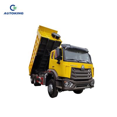 Cina Pagamenti di supporto in USD Trasmissione manuale HOWO 6*4 Autocarro con cassone ribaltabile 20 tonnellate Autocarro con cassone ribaltabile per miniere in vendita