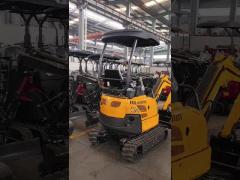 Hydraulische graafmachine van 0,8-2 ton Mini Diesel met EPA Euro 5 motor en 2,1 m3 emmercapaciteit