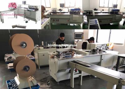 China Double wire binding machine with hole punching function PBW580 for calendar for sale