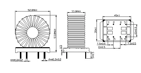 Common Mode Choke Inductor for Airconditional