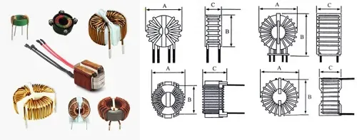 Ferrite Core Filter Common Mode Inductor
