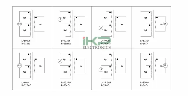 Etd5922 Type High Frequency Power Transformer with Copper Foils and Litz Wires Used for Induciton Heaters