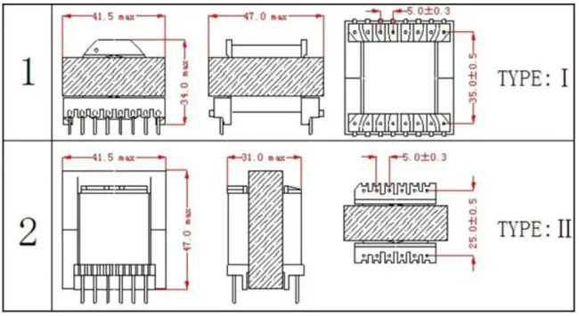Customized Single Phase High Frequency Photovoltaic Inverter Transformer for Solar Energy (Ec4953-60V-60A)