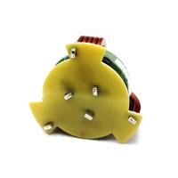 China Horizontal Three Phase Common Mode Choke Coils with Flat Wire Vertical Winding for sale