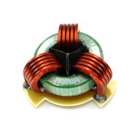 China Horizontal Three Phase Common Mode Choke Coils with Flat Wire Vertical Winding for sale