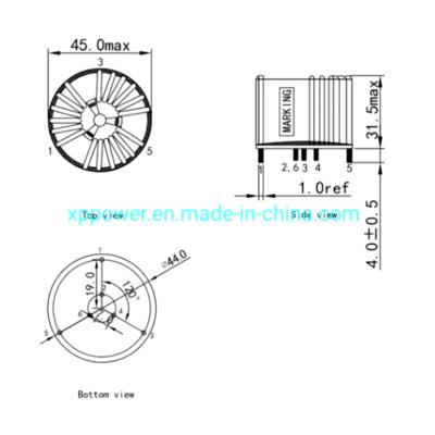 China Various Specifications V/H/SMD DC/DC DC/AC Inverter Type Ferrite Air Core Common Mode Copper Wire Induction Indoctor Power Choke EMC Toroidal Mode Coils for sale