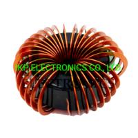 China Flat Wire Vertical Winding Toroidal Ferrite Core Differential Mode Choke Coils for sale