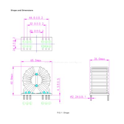 Cina Induttori di potenza in modalità comune per l'energia solare, nucleo toroidale, 1mH 5mA, corrente alta in vendita