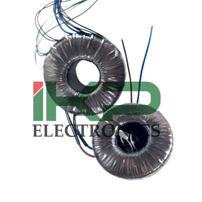 China 185*105mm Outside Dimension D*H 62℃ Temp. Rise Toroidal Transformer for Audio for sale