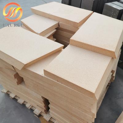 Cina alta temperatura trattamento termico di alumina silice mattoni a prova di fuoco mattoni a prova di fuoco per lavagna rivestimento forno di tunnel in ceramica in vendita
