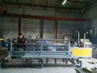 China 2 Width Full Automatic PLC  Chain Link Fence machine  /diamond wire  mesh Machine for sale