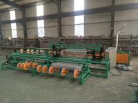 China 3m width single wire feeding PLC control full Automatic Chain Link Fence Machine for sale