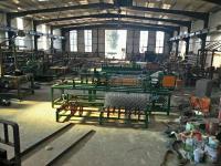 China 3m width single wire feeding PLC control full Automatic Chain Link Fence Machine for sale