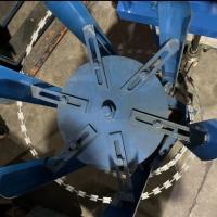 China PLC Control High Speed Hot Dipped Galvanized Razor Barbed Wire Machine for sale