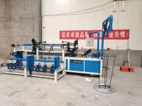 China 3m width single wire Fully-Automatic Chain Link Fence Machine/diamond wire mesh machine for sale
