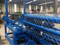 China 3 width Full Automatic Single Wire feeding Chain Link Fence making Machine for sale