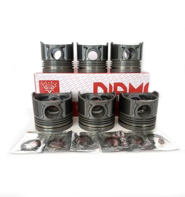 China 1-1211-574-0 1-12111-575-0 Isuzu Diesel motor onderdelen zuiger met snap ring voor 6BG1 EX200-6 for sale