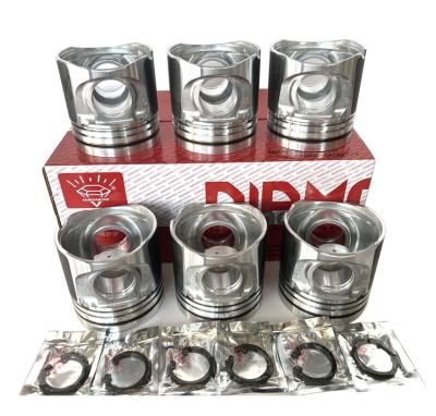 China Silver 3707998 Engine Parts Caterpillar Piston With Snap Ring For C7.1 C7 E323D for sale