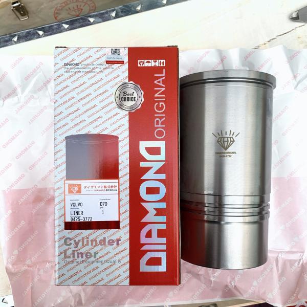 Quality High Quality D7D D7E Engine Parts Cylinder Liner 0425-3772 20405909 VOE20450770 For EC290B Excavator for sale