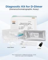 China D-Dimer Rapid Quantitative Test Kit Fluorescence Immunoassay 20 Tests 40-10000ng/mL for sale