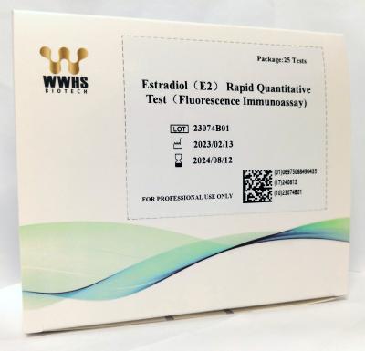 Cina Dosagggio immunologico quantitativo rapido di fluorescenza di FIA POCT della prova WWHS di estradiolo (E2) in vendita