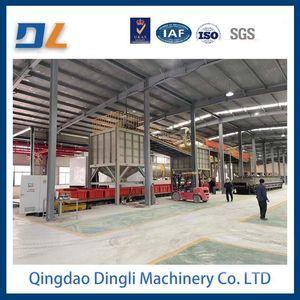 China Shell Steel Shot Buried Box Casting Production Line for sale