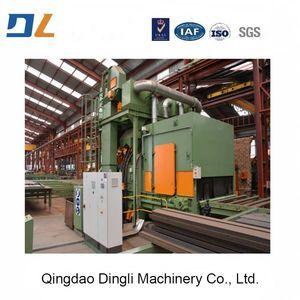 China Q69 Series Steel Beam Cleaning Roller Conveyor Type Shot Blasting Machine for sale