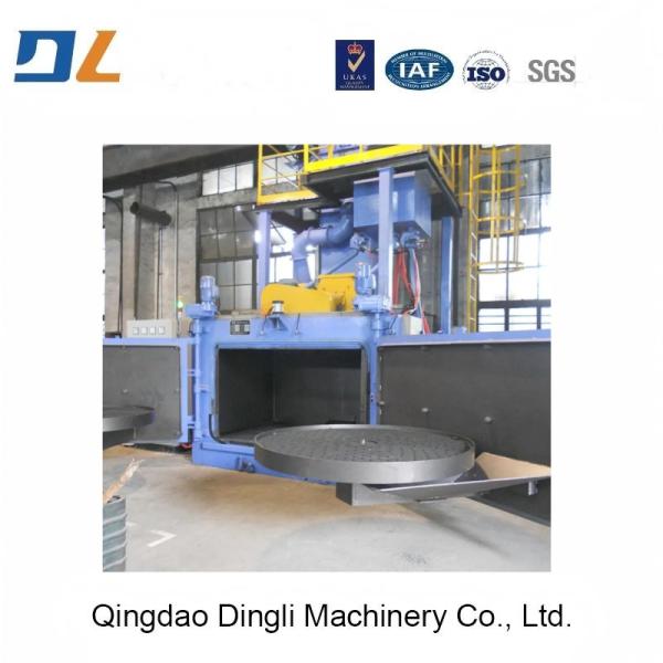 Quality Blast Wheel, Turntable Rotary Table Shot Blasting Machine for Casting Surface for sale