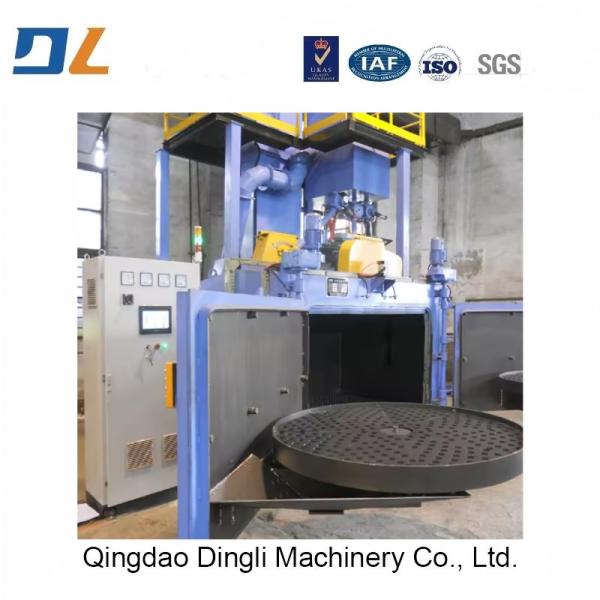Quality Blast Wheel, Turntable Rotary Table Shot Blasting Machine for Casting Surface for sale