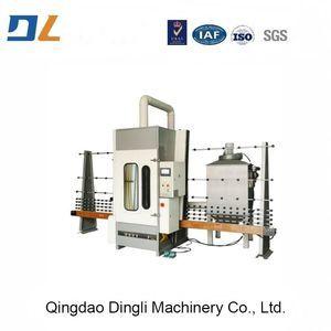 China Manual PLC Glass Sand Blasting Machine for Frosted Glass for sale