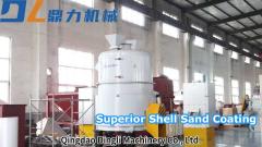 Shell Sand Mixer High Efficiency Coating Machine