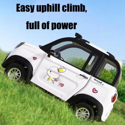 China Hanpu 2024 4-Seater Electric Mini-Car 4-Wheel EV Tuk-Tuk for Low-Speed Passenger Travel for sale