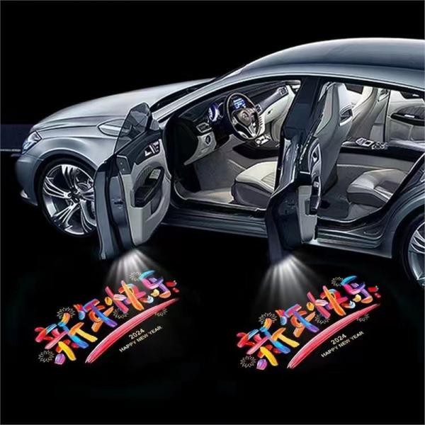 Quality Customize Logo Welcome Light Universal Car Fitment Accessory for Static for sale