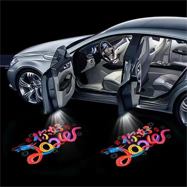 Quality Customize Logo Welcome Light Universal Car Fitment Accessory for Static for sale