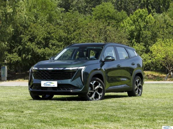 Quality Discover the Gas-Electric Hybrid Boyue L Compact Car by Geely with Dark Interior for sale