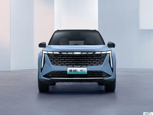 Quality Discover the Gas-Electric Hybrid Boyue L Compact Car by Geely with Dark Interior for sale