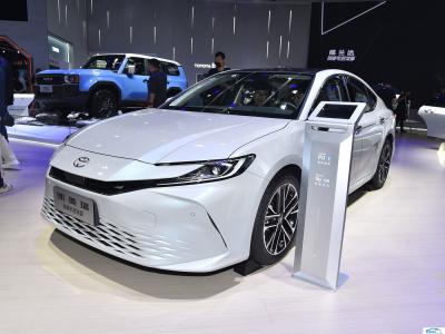 China Aluminium Alloy Roof Rack and Fabric Seats 2024 Toyota Camry Ride-On Car for Passenger for sale
