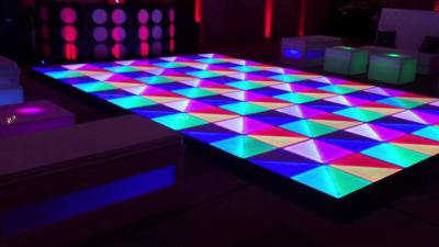 China 220V 50Hz  Sound Control Nightclub  RGB  LED  Dance Floor  Aluminum Panel Party Lighting for sale
