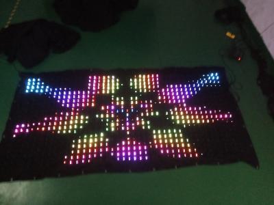 China Stage Lighting Fireproof  Velvet RGB 3 in 1 P10  LED Vision Drape for sale