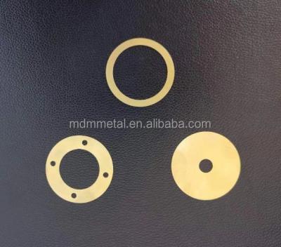 Cina 0.02mm Laser Cutting M3 Lavatrici in acciaio inossidabile 304 316 ottone Flat Shim in vendita