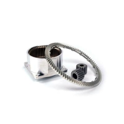 China Powder Metallurgy Aerospace Machined Parts Brass Stainless Steel Gear CNC Products for sale