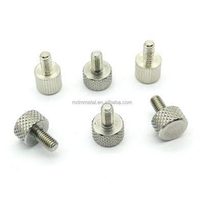 China Anodized Aluminum Cnc Machining Aircraft Parts Custom Screw Machining Fasteners Knurled Thumb Screws for sale