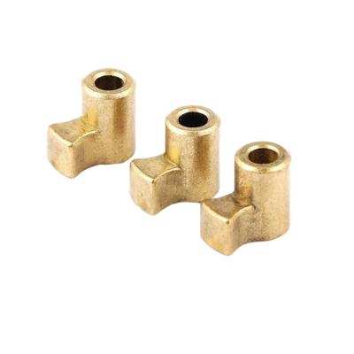 China Custormer's Requirements MIM4605 Custom Powder Metallurgy Parts Brass Bushing Bronze Bush Brass Flange for sale