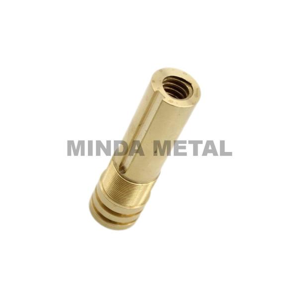 Quality Copper Brass Stainless Steel Turned Parts CNC Machinery Parts Metal Rod for sale