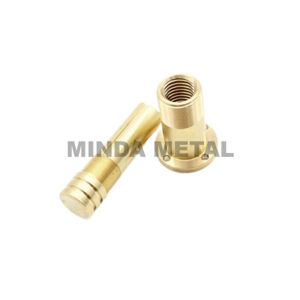 Quality Copper Brass Stainless Steel Turned Parts CNC Machinery Parts Metal Rod for sale