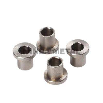 China 304 Stainless Steel Sintered Iron Bush CNC Lathe Parts Sleeve Shaft Flange Sleeve for sale