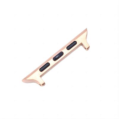 China Silver Plating Machined Titanium Metal Injection Molding Parts Watch Strap Connectors for sale