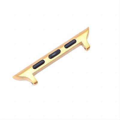 China Silver Plating Machined Titanium Metal Injection Molding Parts Watch Strap Connectors for sale
