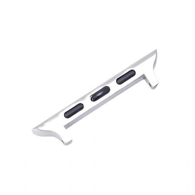 China Silver Plating Machined Titanium Metal Injection Molding Parts Watch Strap Connectors for sale